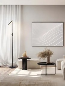 LED stmívatelná černá stojací lampa Notos