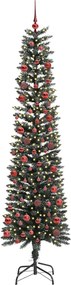 Umělý vánoční stromeček Zelená 210 cm PVC, plast a ocel 3395952