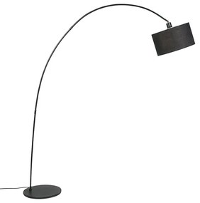 Chytrá moderní oblouková stojací lampa černá vč. WiFi G95 - Vinossa