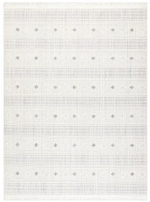 koberec NANO FH69A Diamanty, smyčkový, plošně tkaný bílá / šedá velikost 200x290 cm | krásné koberce cz