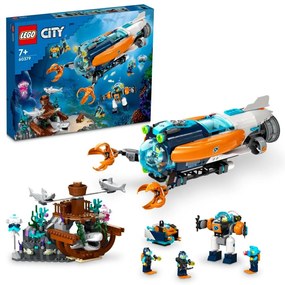 Lego stavebnice lego city 60379 hlubinná průzkumná ponorka