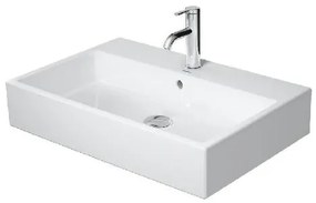 Duravit Vero Air - Umyvadlo nábytkové 700x470 mm, s přepadem, otvor pro baterii, bílá 2350700027