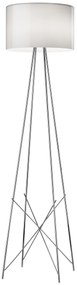 Flos F5920020 Ray F2, stojací lampa s širmem z bílého skla a stmívačem, 1x205W E27, výška 171 cm