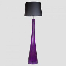 4concepts Luxusní stojací lampa SIENA LAVENDER Barva: Černo-stříbrná