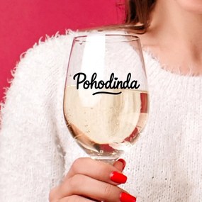 Ahome CZ Čirá sklenice na víno 450ml - Pohodinda