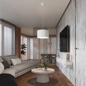 Sollux Lighting Závěsná lampa NOVA 40 bílá