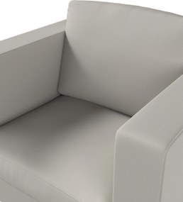 Potah na křesko IKEA Karlanda, krátký barva šedá látka pletený vzor