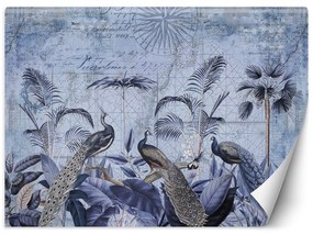 Gario Fototapeta Pávy ve fialových tropech - Andrea Haase Materiál: Vliesová, Rozměry: 200 x 140 cm