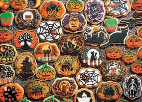 Puzzle cobble hill puzzle halloweenské sušenky, 1000 dílků