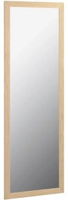 OnaDnes -20% Dubové nástěnné zrcadlo Kave Home Wilany 52,5 x 152,5 cm