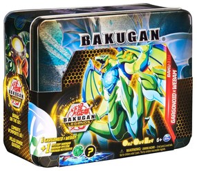 Spin master Bakugan plechový box s exkluzivním Bakuganem S5