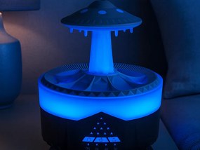 Verk Group Vlhčič vzduchu, diffuzér vůně, led lampa ve tvaru ufo s dálkovým ovládáním