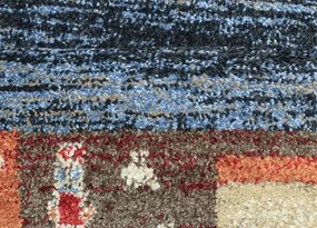 Koberce Breno Kusový koberec SHERPA 5093/DW6X, Modrá, Vícebarevné, 140 x 200 cm