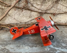 Kovový model letadlo Red Baron