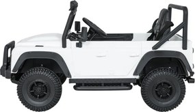 Elektrické autíčko Land Rover Defender 110 SVX bílé