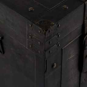 Sada 3 dřevěných dekorativních truhlic Furnhouse Trunks Straight