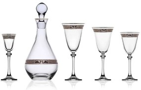 Bohemia Crystal Sklenice na víno Alexandra 250ml (set po 6ks)