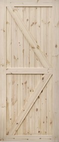 Posuvné Interiérové dveře Radex dřevěné LOFT II Šířka dveří: 80 cm
