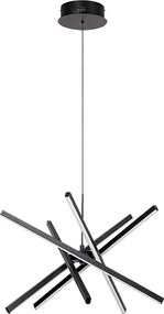 Rabalux Černé závěsné LED svítidlo Matilde 560mm 48W 72267