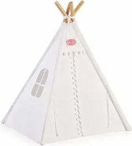 ANTONIO JUAN 92501 Teepee stan pro panenku bílá / textilní / dřevěná k