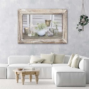 Obraz na plátně Ošuntělé elegantní zátiší - 90x60 cm