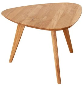 Vikio Dubový oválný stolek 67x68 cm Orbetello