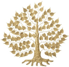 Zlatá nástěnná dekorace Mauro Ferretti Gortio, 91x2,5x90 cm