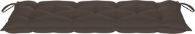 Zahradní lavice s poduškou 120 cm bambus 3063899