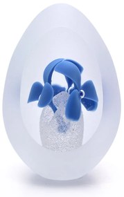 Broušené těžítko - dekor 04, Modrá světlá, 13 cm | České sklo od Artcristal Bohemia
