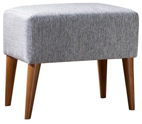 Atelier del Sofa Taburet Zeni Puf - Grey, Šedá