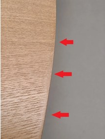 Jídelní stůl v dekoru jasanu 110x210 cm Serra - II. jakost – House Nordic