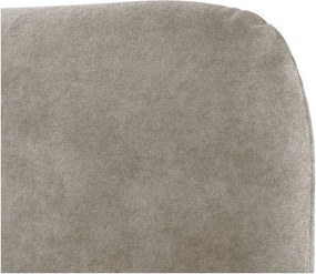 Béžová čalouněná dvoulůžková postel s roštem 180x200 cm Vera – Micadoni