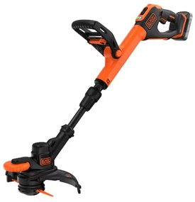BLACK+DECKER Zahradní technika - 18V AKU strunová sekačka, záběr 28 cm, 1x aku 2,0 Ah Li-Ion, nabíječka BCSTR918D1-QW