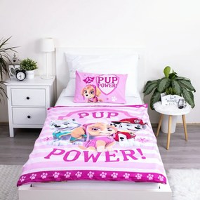 Bavlněné ložní povlečení Tlapková patrola - Paw Patrol - motiv Pup Power - 100% bavlna - 70x90 cm + 140x200 cm
