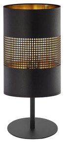 TK Lighting Stolní lampa BOGART 1xE27/15W/230V černá/zlatá TK5058