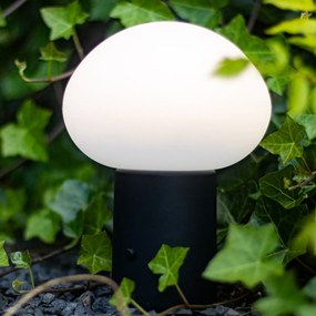 Stolní lampa černá vč. LED 3-stupňový stmívač dobíjecí - Louise