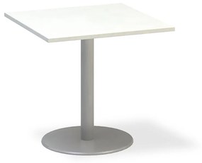 Jednací stůl ProOffice 80 x 80 cm, bílá