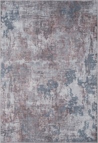 My Flair, Kusový koberec Avery grau/blau/braun – na ven i na doma, 120x180, šedá, chodba / předsíň