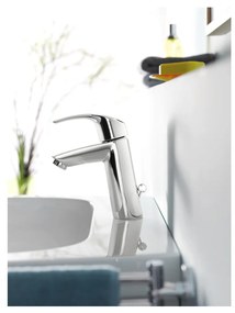 Grohe Eurosmart - páková umyvadlová baterie s odtokovou garniturou, chrom 2339310E