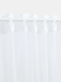 Sinsay - Záclona s ozdobnou rostlinnou výšivkou - bílá