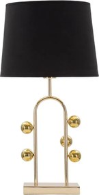 Stolní lampa Bubble 61 cm černo-zlatá