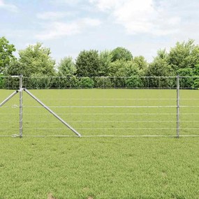 Svařované drátěné ploty s hroty 25 x 0,8 m Pozinkovaná ocel 3351419