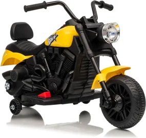 Elektrická motorka STAR žlutá