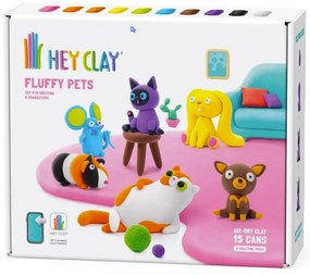 Hey Clay Modelína Hey Clay Fluffy Pets