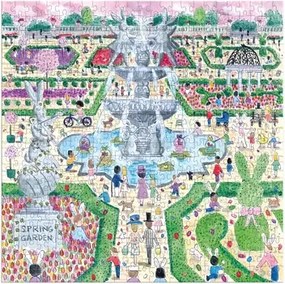 GALISON Puzzle Michael Storrings Velikonoční hledání vajíček 500 dílků
