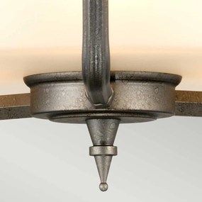 Elstead CROWN retro svítidlo 44 cm rezavý kov 3xE27