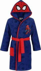Chlapecký coral fleece župan s kapucí Spiderman, 110 / 116