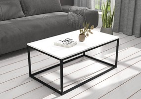 ADRK Furniture Konferenční stolek NARISA 100x60 CT-NAR-B-W
