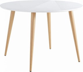 Danish style Jídelní stůl Canto, 110 cm, bílá