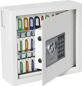 Phoenix Safe KS0031E MKII CYGNUS bílá / Klíčový trezor / 30 háčků / el